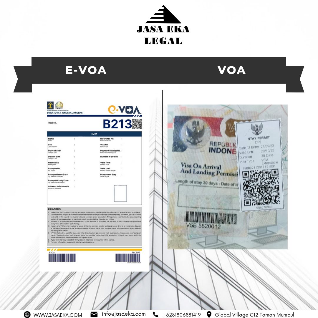 e-VOA - Jasa Eka, Bali, Indonesia